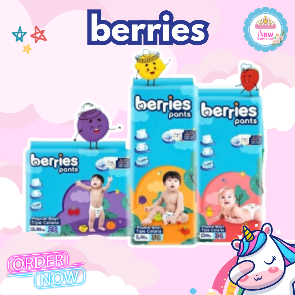Jual Berries Pants Popok Bayi Sekali Pakai Tipe Celana Size M L XL ...