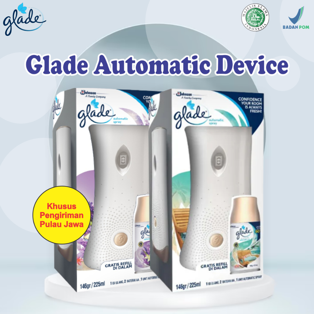 Jual Glade Automatic Device Spray - Pengharum Ruangan | Shopee Indonesia