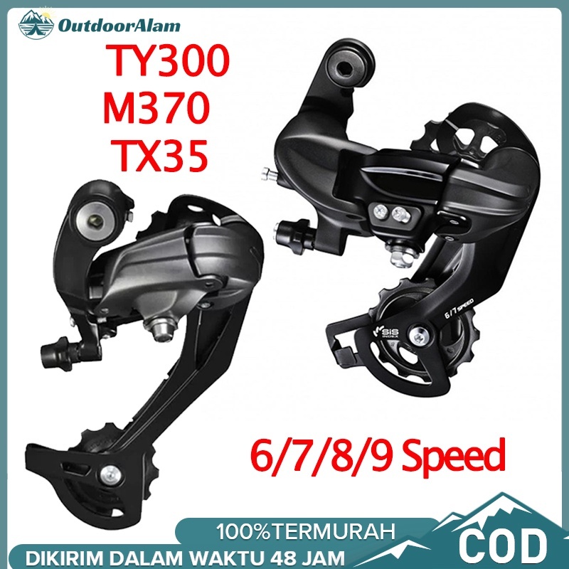 Jual TX35 TY300 M370 RD Sepeda 6 7 8 9 Speed Pemindah Operan Gear Gigi ...