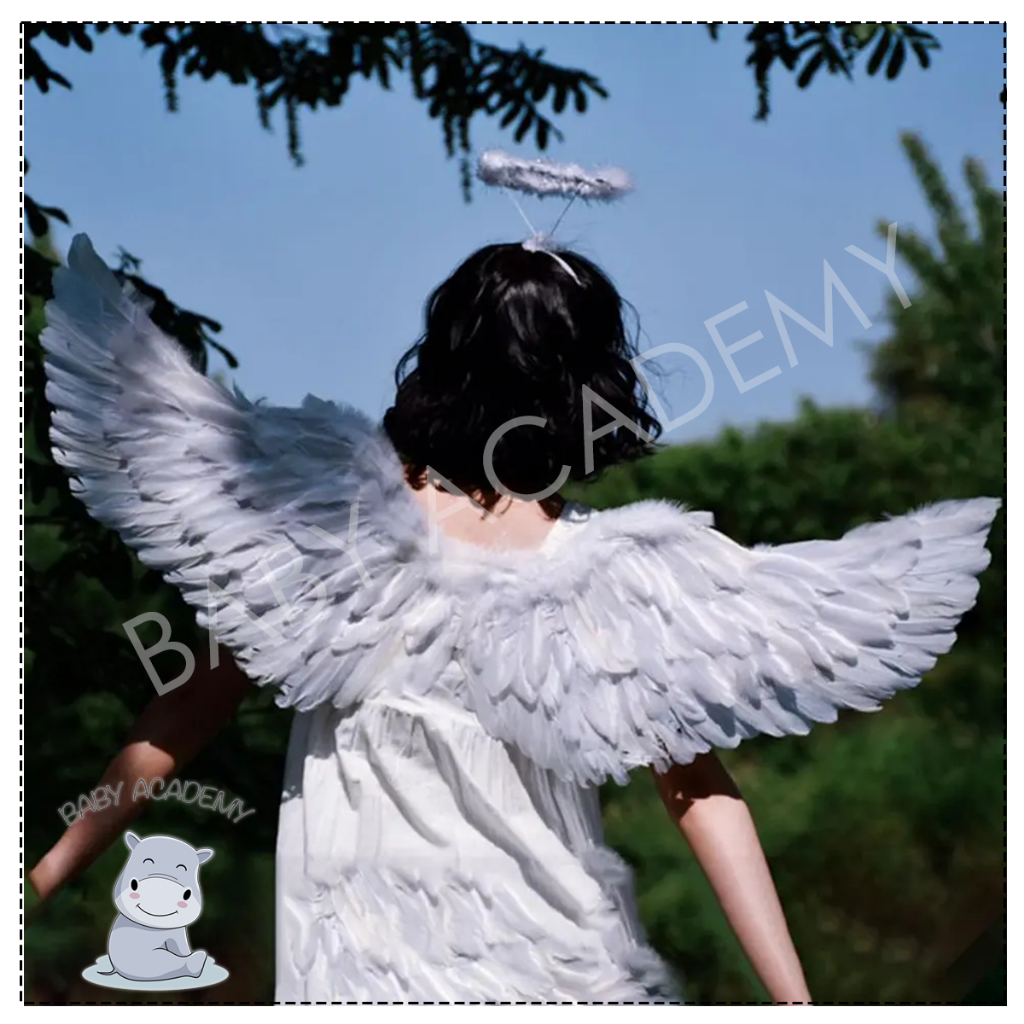 Jual Kostum Halloween Sayap White Black Angel Devil Bando Tongkat ...