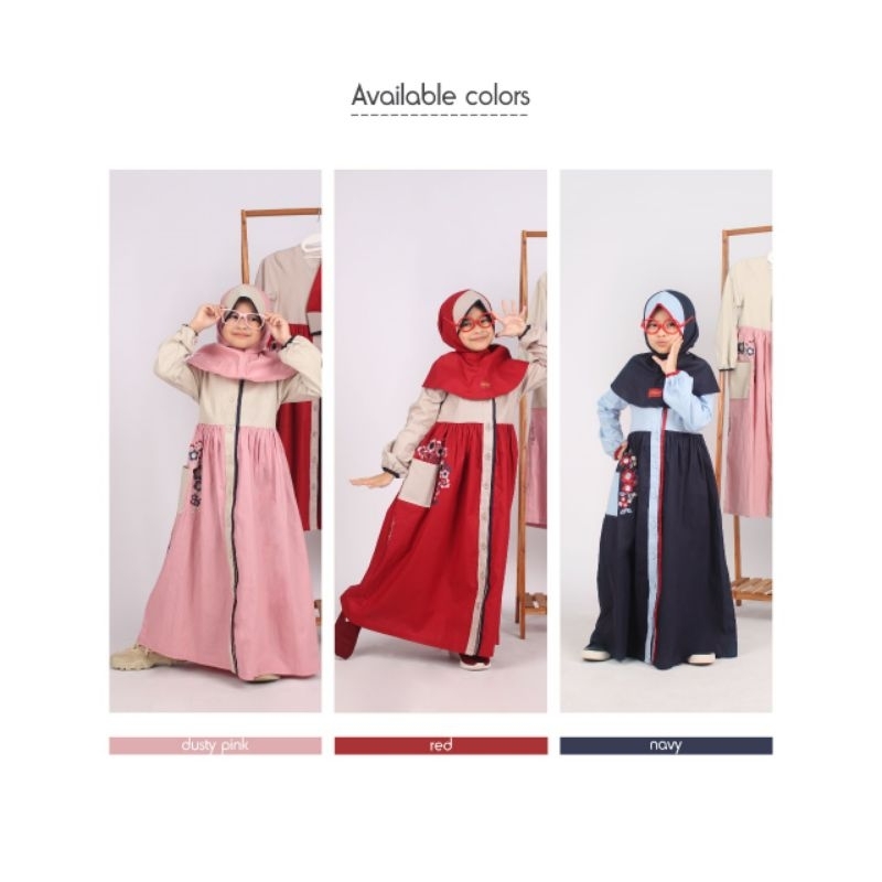 Jual Gamis anak dannis terbaru JKPL0102 Abaya kids jubah anak cewek New ...