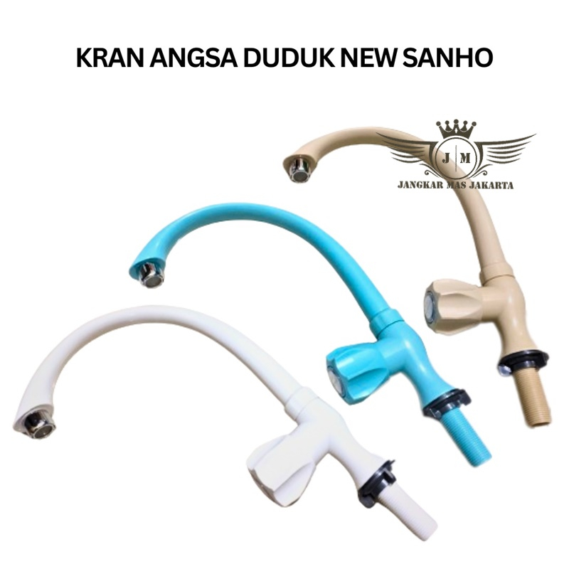 Jual JKM NEW SANHO Kran air leher angsa cuci piring engkol pvc plastik ...