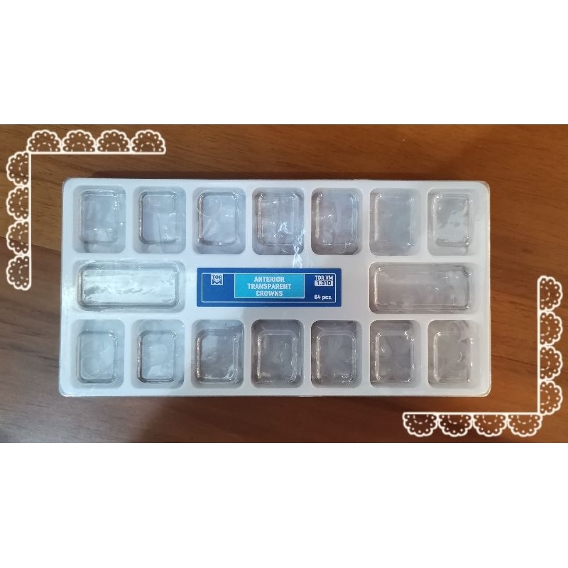 Jual Anterior Transparent Crown Form Dental Gigi Anterior Dewasa 64pcs ...