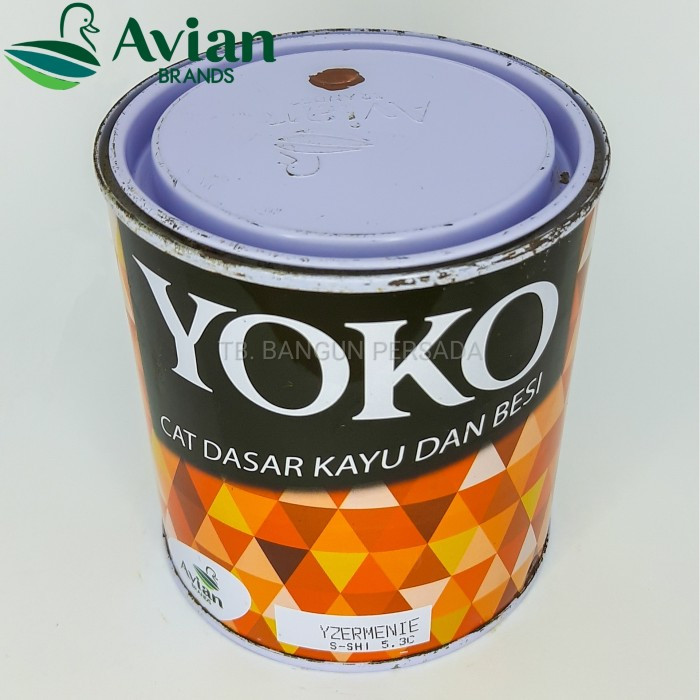 Jual Avian yoko meni cat dasar kayu dan besi warna oranye loodmeni COD ...