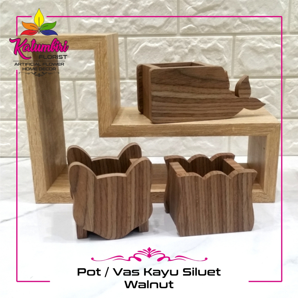 Jual Wadah Kotak Kayu Tempat Alat Tulis Pensil Serbaguna Multifungsi ...