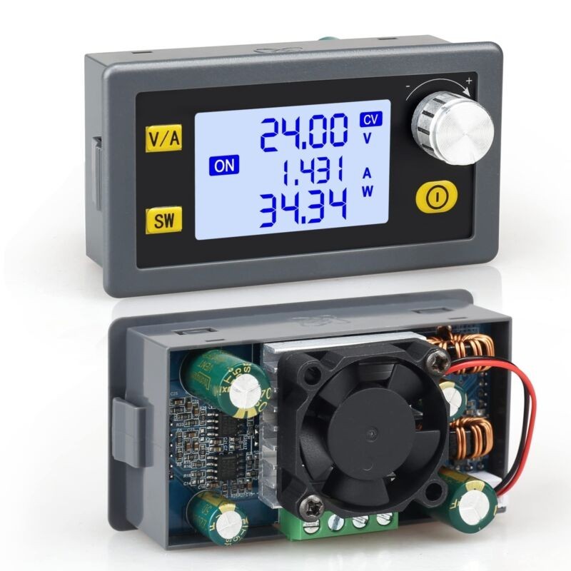 Jual Adjustable Buck Boost Power Converter 6-36V to 0.6-36V 5A 80W XY ...