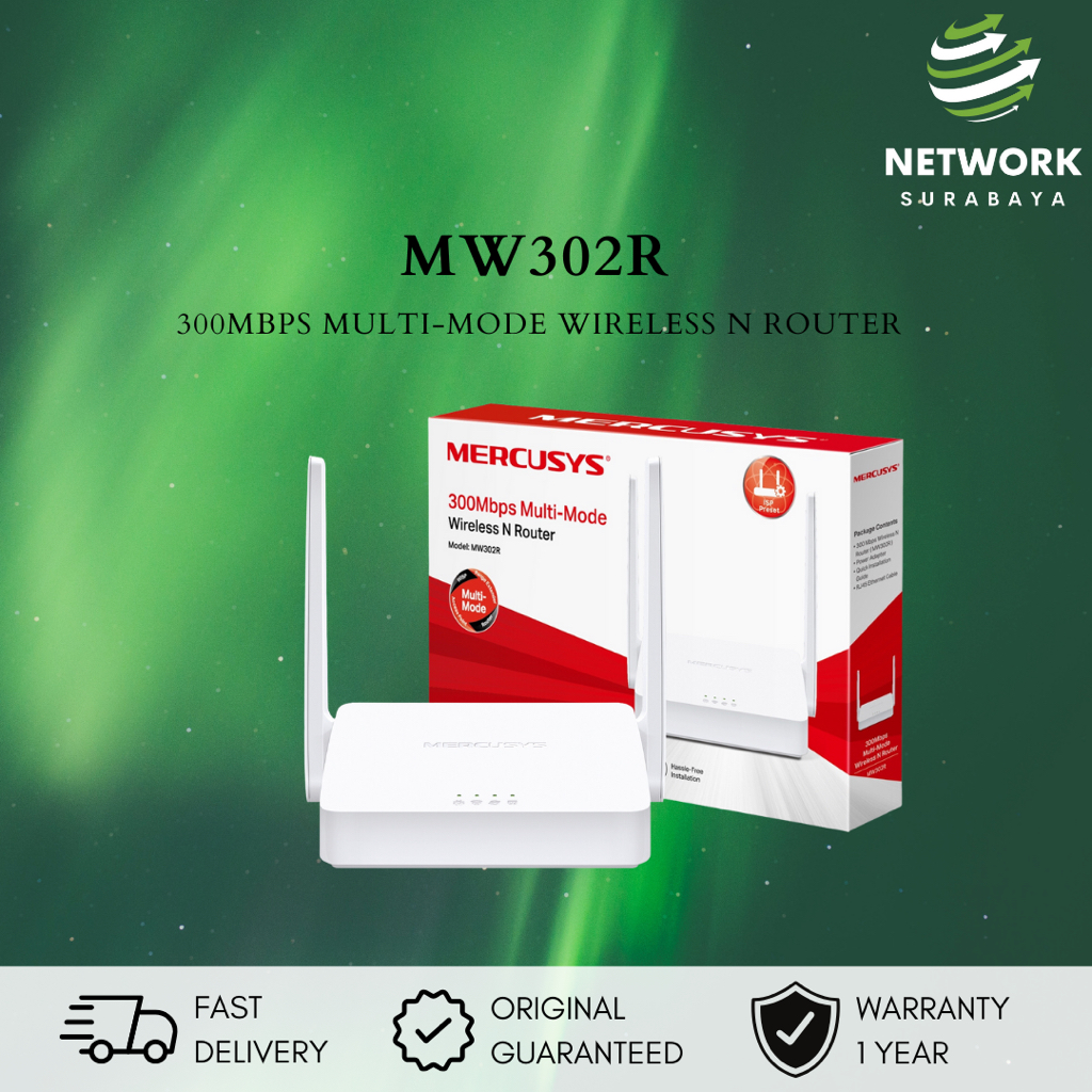 Jual MERCUSYS TP LINK MW302R MULTI MODE WIRELESS N ROUTER 300MBPS ...