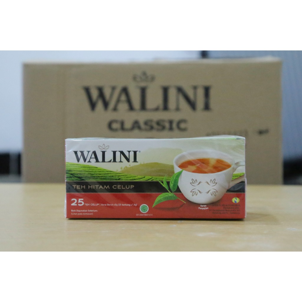 Jual Teh Walini BlackTea Classic/ Teh Hitam Klasik 25s | Shopee Indonesia
