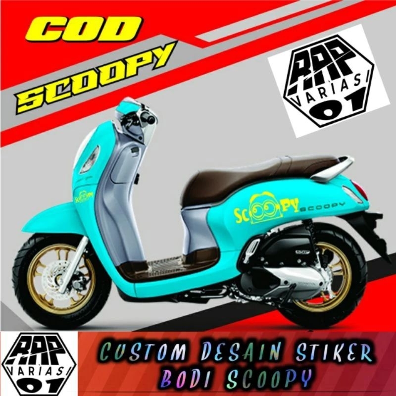 Jual stiker scoopy minions,stiker cutting body scoopy | Shopee Indonesia