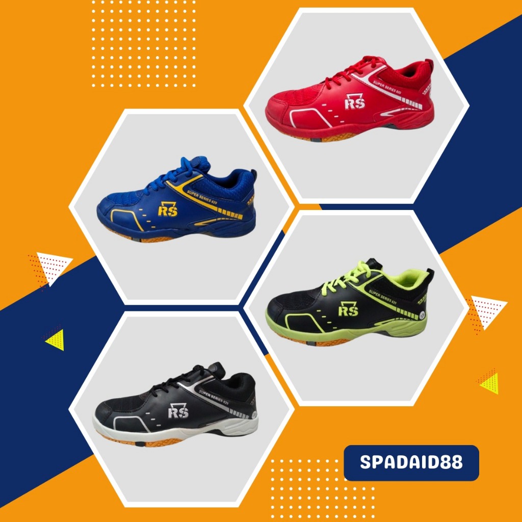Jual Sepatu Badminton RS SAGA super series /sepatu olahraga pria wanita ...