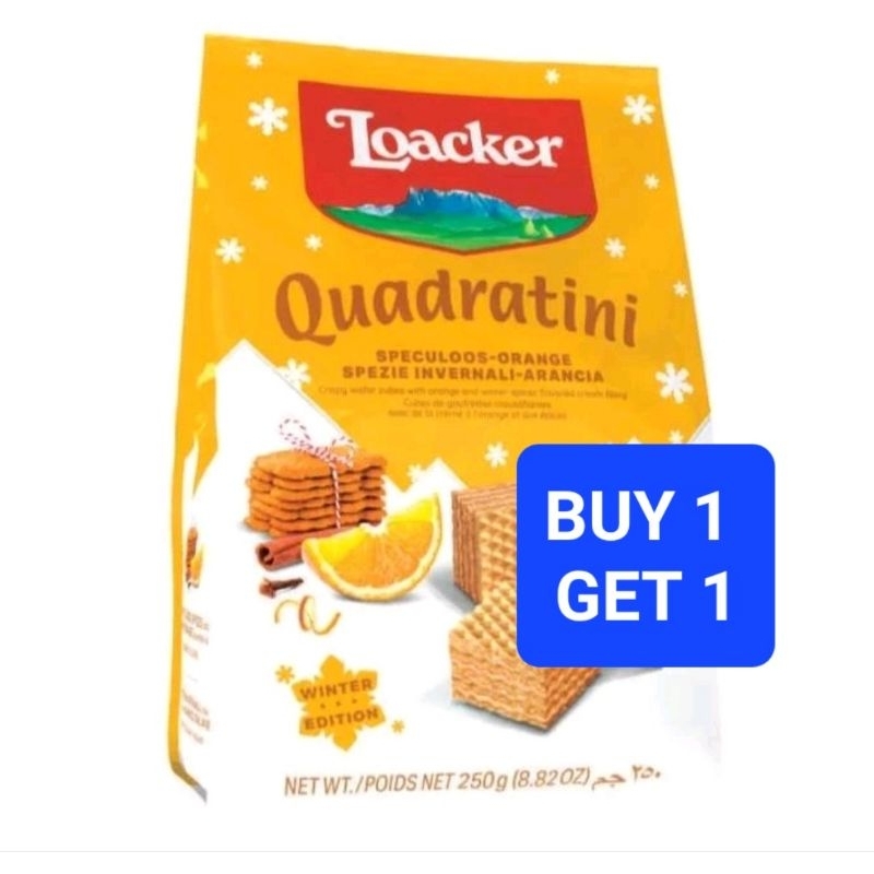 Jual LOACKER 250 gr BUY 1 GET 1 QUADRATINI SPECULOOS ORANGE WINTER ...