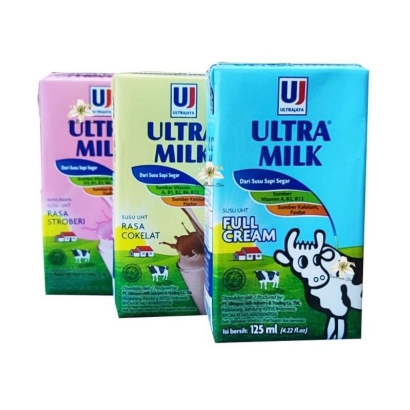 Jual Free packing plastik susu ultra 125 ml | Shopee Indonesia