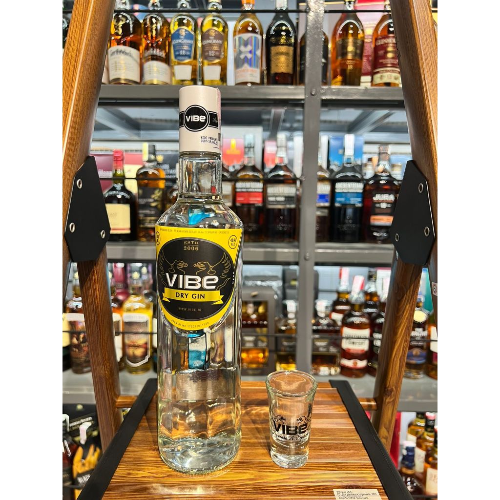 Jual VIBE DRY GIN 700ML FREE SLOKI | Shopee Indonesia