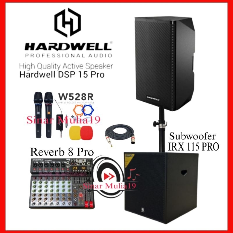 Jual Paket Sound Live Musik Speaker Aktif 15 Inch Hardwell DSP 15 PRO ...