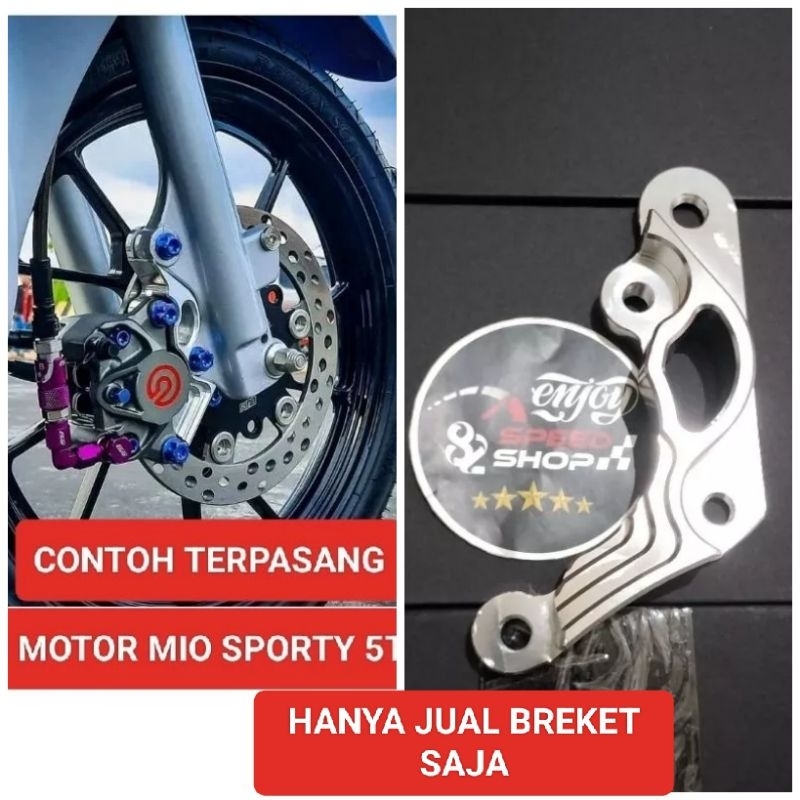 Jual breket bracket kaliper brembo / ktc 2p 2piston untuk mio lama ...