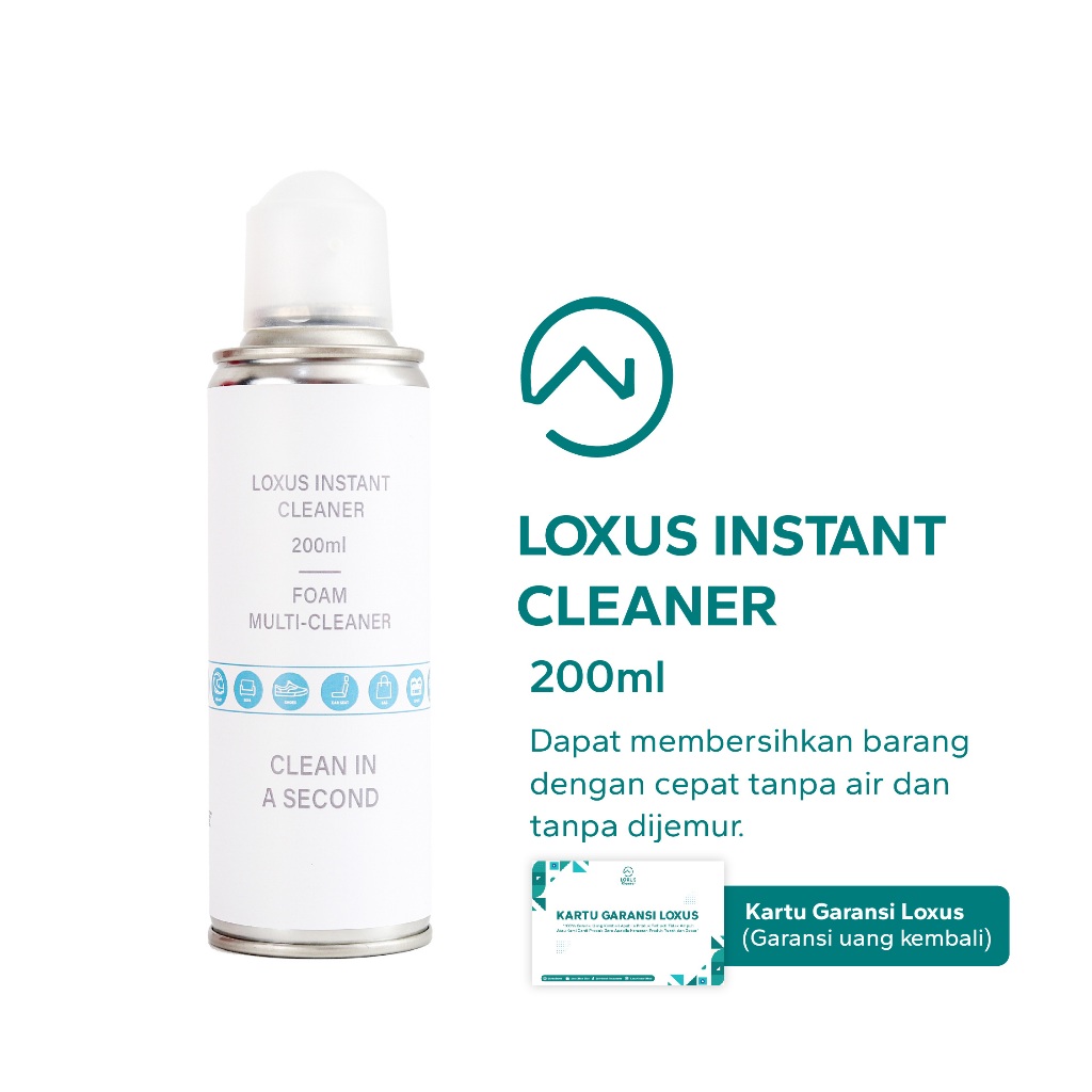 Jual Loxus Instant Cleaner Pembersih Tas Sepatu Dinding Dan Interior ...
