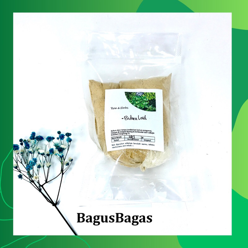 Jual 100gr Bidara Laut Kering Bubuk Murni Herbal Asli Tradisional Jurus ...