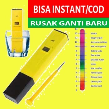 Jual (BISA INSTANT/COD) PH Meter Digital Alat Ukur Uji Keasaman Air ...