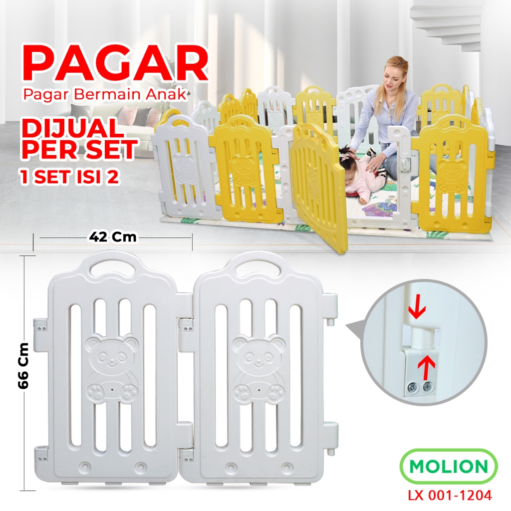 Jual MOLION Pagar Anak Pagar Bayi Mainan Playfance Pagar Keamanan Bayi ...