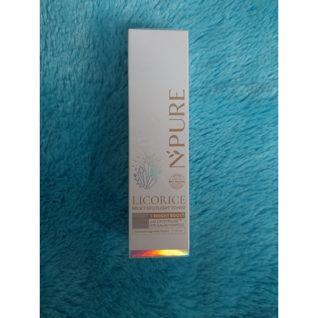 Jual NPURE Licorice Milky Spotlight Toner 80ml | Shopee Indonesia