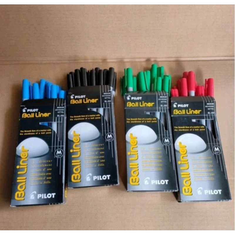 Jual pulpen pilot Ball liner 0.8 (1 pak isi 12 pcs) | Shopee Indonesia