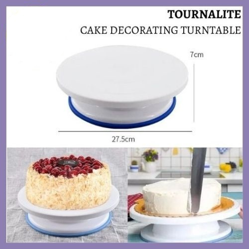 Jual Cake Turn table Meja Putar 27 cm Dekorasi Kue Baking Rotary CaKe ...