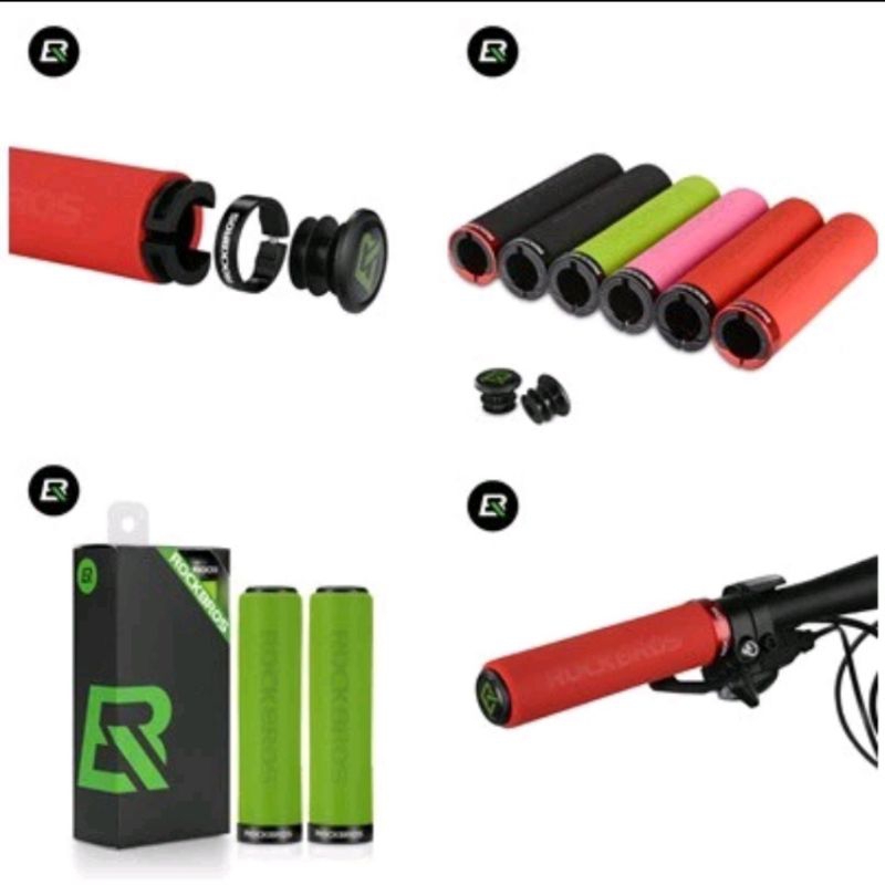 Jual hand grip rockbros hands grips sepeda handpad handgrip rockbros ...