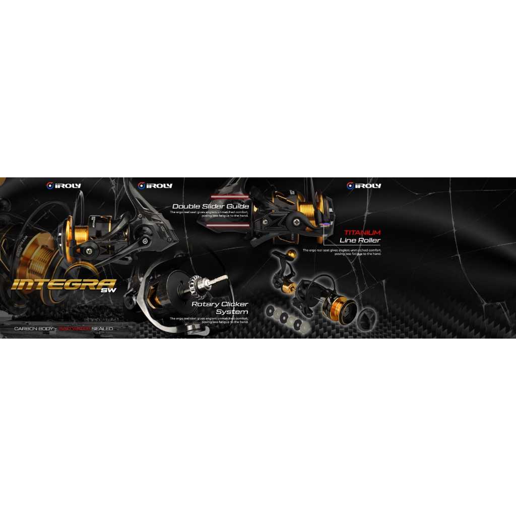 Jual Reel SPINNING IROLY INTEGRA SW (SALTWATER SEALED) | Shopee Indonesia