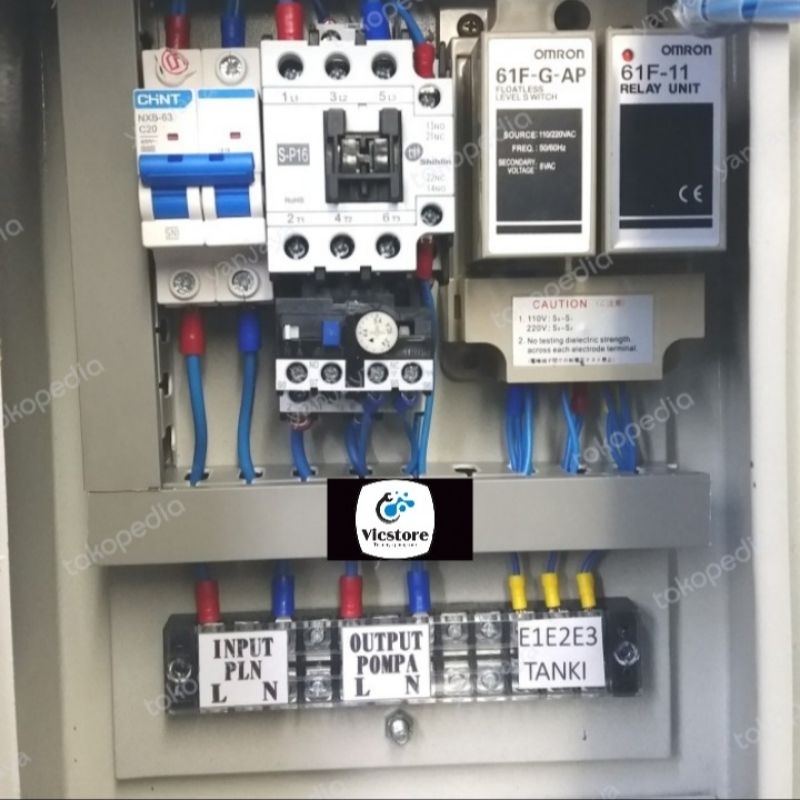 Jual Panel pompa 1phase 220v 1tanki omron 61f g ap/ omron 61f g ap ...