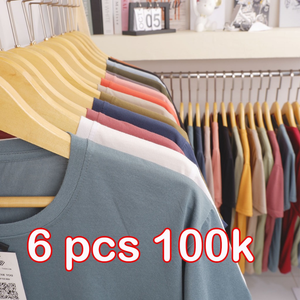 Jual Kaos polos paket 6pc baju 100rb | Shopee Indonesia Jual Kaos polos paket 6pc baju 100rb | Shopee Indonesia