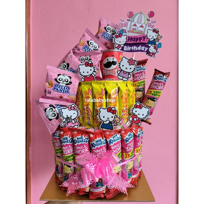 Jual #READY# Snack tower - SNACK TART - Cake snack ultah - snack cake ...
