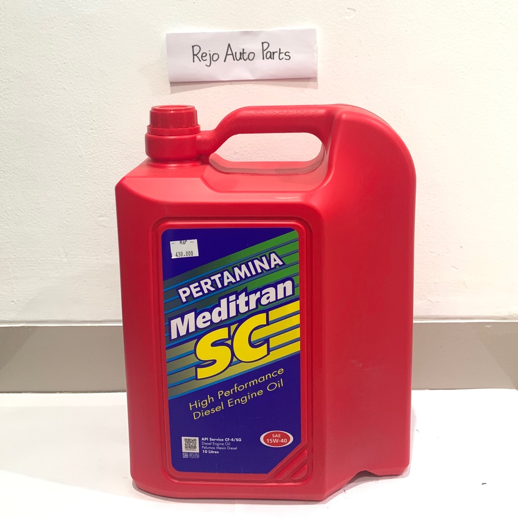 Jual Oli Mobil Pertamina MEDITRAN SC 15W-40 (10L) | Shopee Indonesia