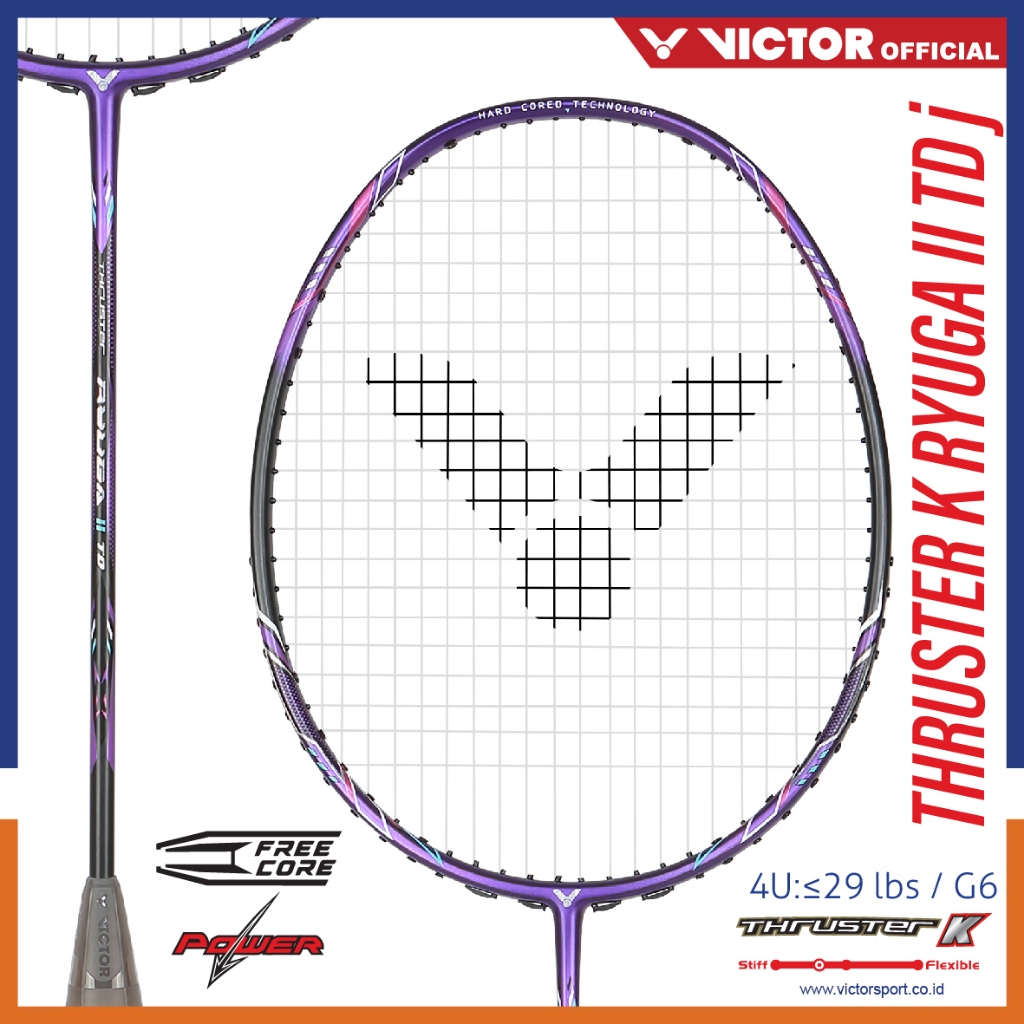 Jual Raket Badminton VICTOR Thruster K Ryuga II TD / TK Ryuga II TD ...