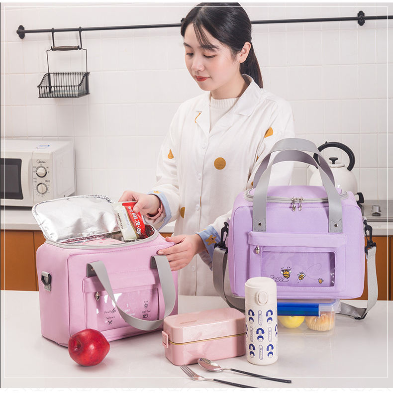 Jual Tas Kotak Bekal Makan Anak Piknik Travelling / Lunch Bag Aluminium ...