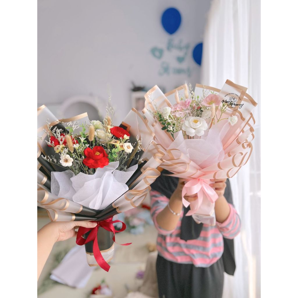 Jual FIORELLA BOUQUET - BOUQUET BUNGA SABUN ARTIFICIAL BUKET BUNGA ...