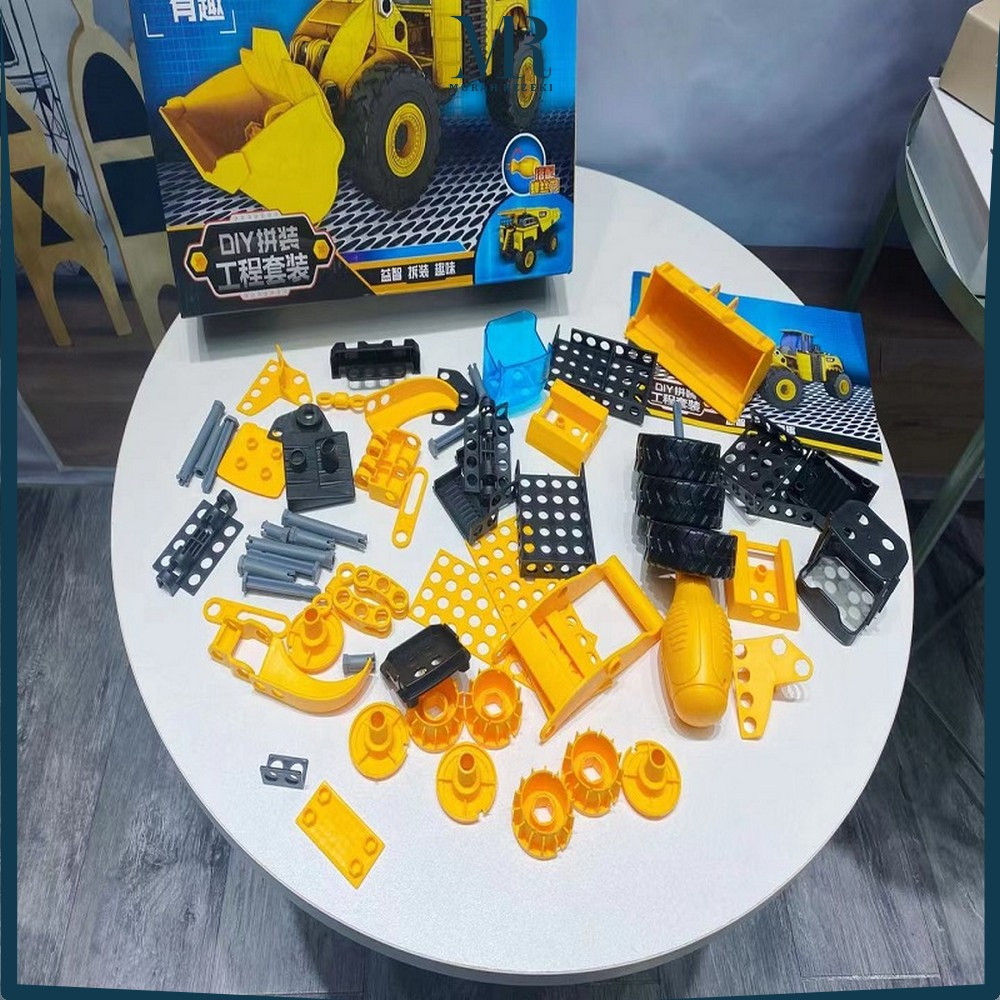 Jual Mainan Anak Laki Laki DIY Beko Excavator / Loader / Dump Truck ...