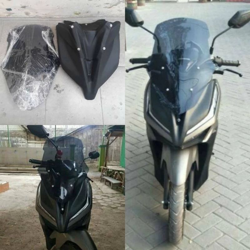 Jual TAMENG VISOR HONDA VARIO FRAME WINDSHIELD HONDA VARIO LED 2018 ...