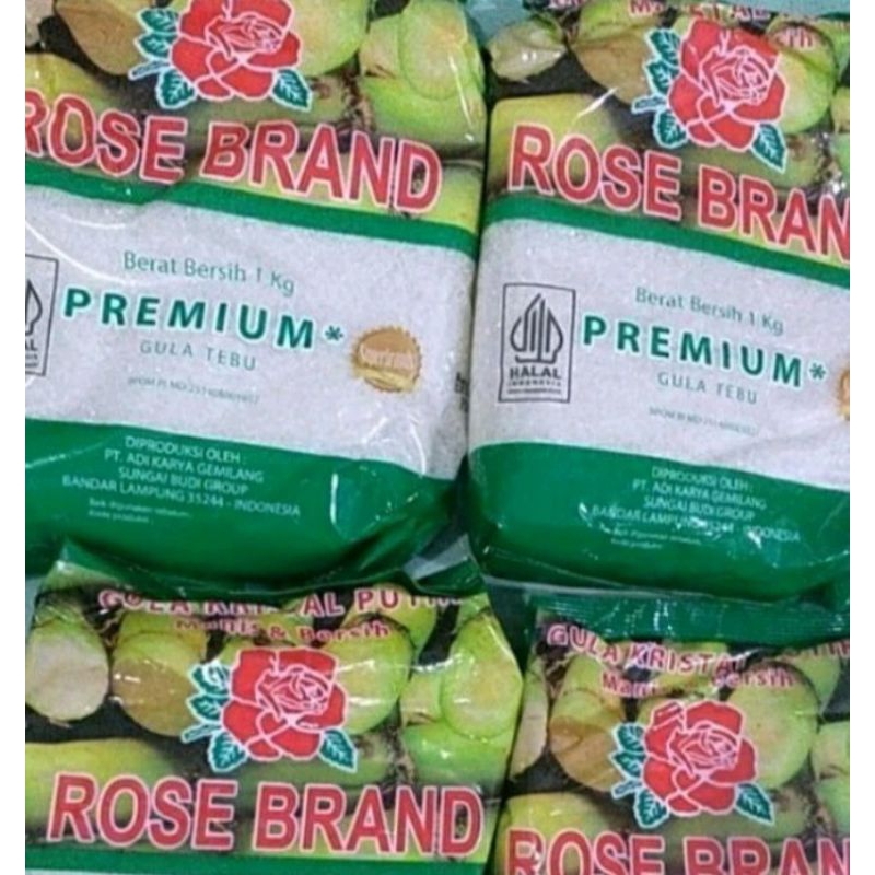 Jual Gula rose brand kemasan 1kg(kemasan hijau) | Shopee Indonesia