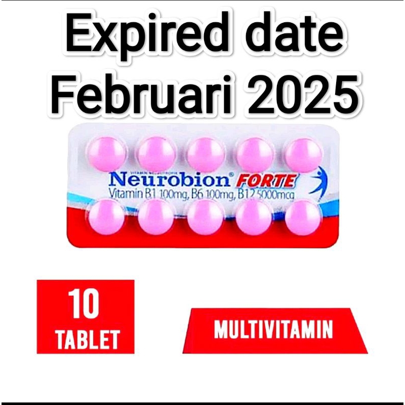 Jual NEUROBION FORTE PINK STRIP 10 TABLET VITAMIN NEUROTROPIK UNTUK ...