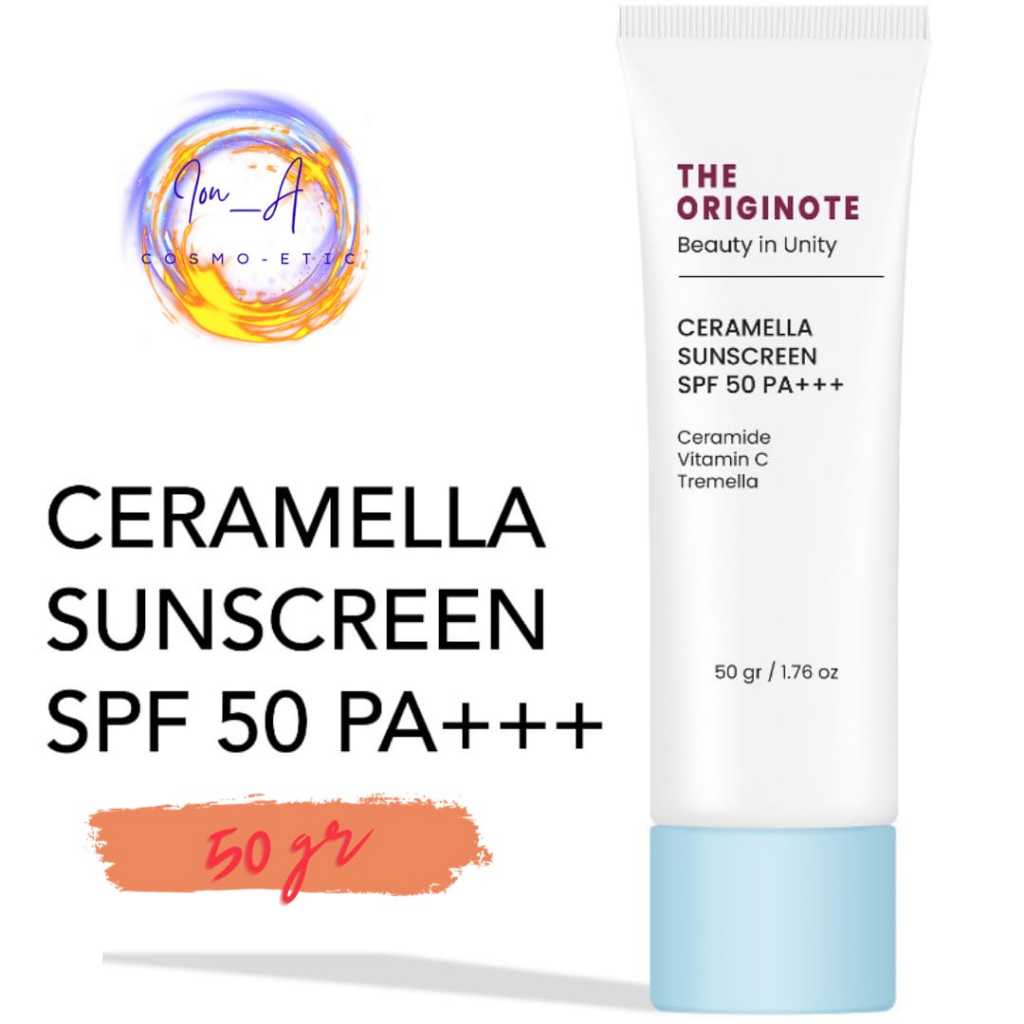 Jual The Originote Ceramella Sunscreen SPF50 PA+++ Serum Sunscreen ...
