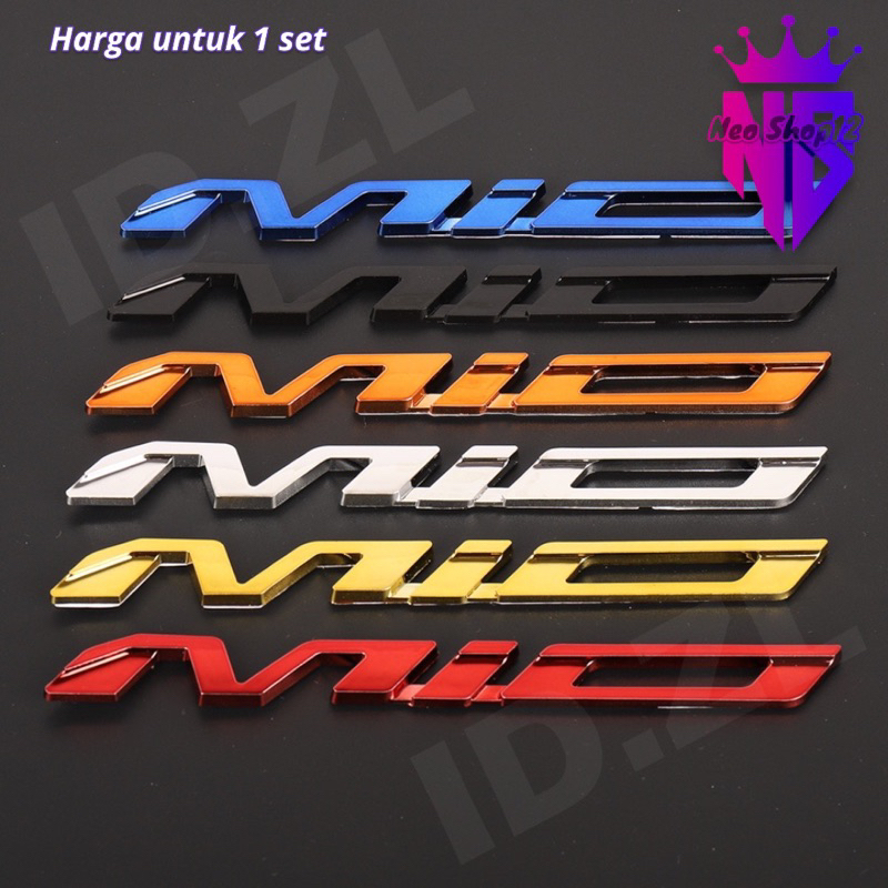 Jual Sepasang Emblem YAMAHA MIO 3D Bahan Tebal Murah | Shopee Indonesia