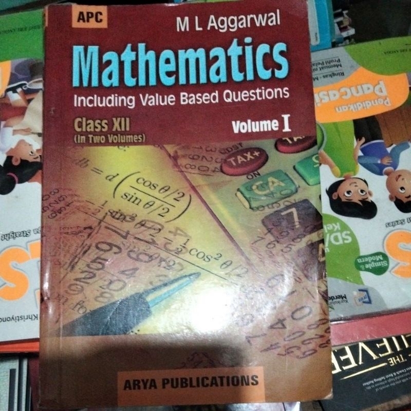 Jual Mathematics Including Value Based Questions class 12 Volume 1 ...