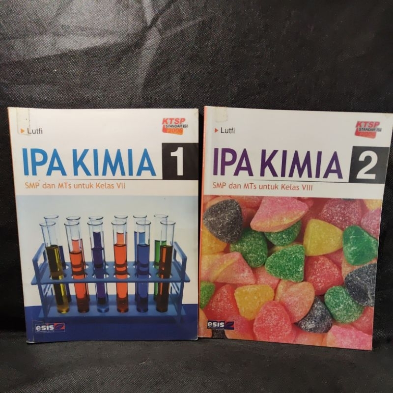 Jual Buku Ipa Kimia Kelas 78vii Viii Smp Esis Lutfi Ktsp 2006 Shopee Indonesia 