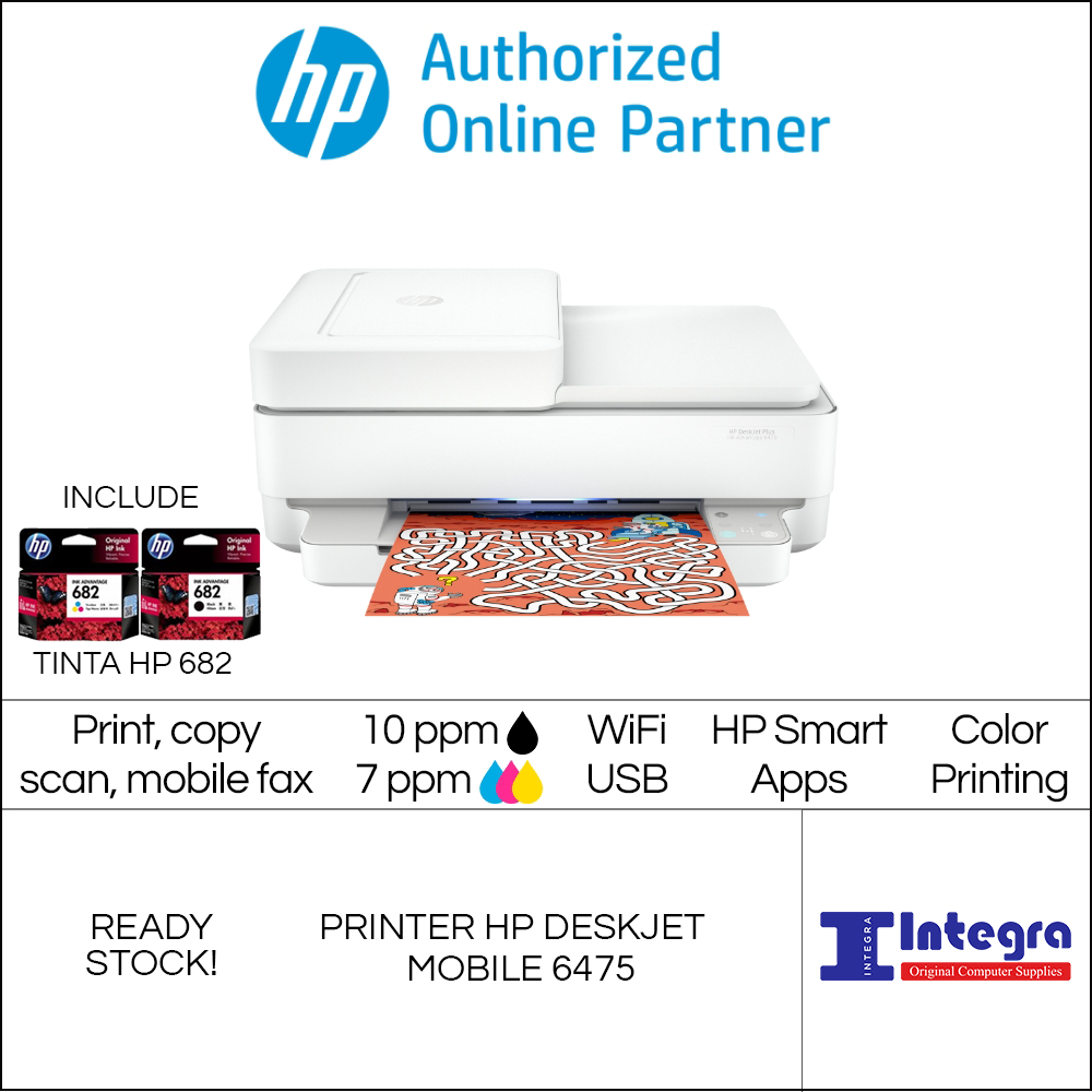 Jual Printer HP 6475 Deskjet Plus Ink Advantage All In One Scan ADF ...