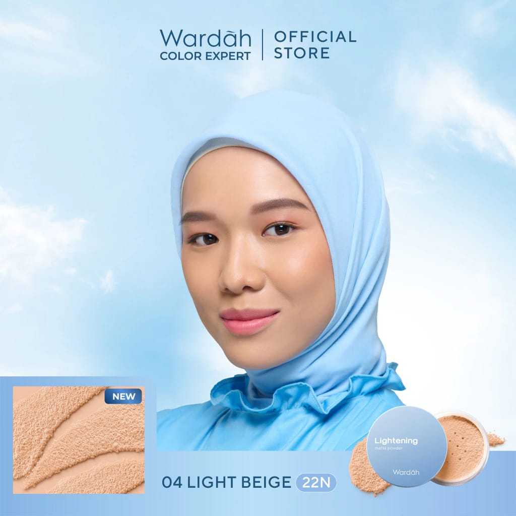 Jual WARDAH Lightening Matte Powder / Loose Powder 20gr | Shopee Indonesia