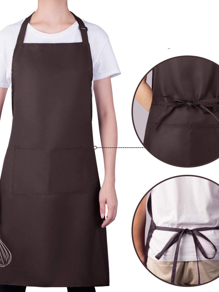 Jual Celemek dapur chef apron masak pelindung baju anti kotor clemek ...