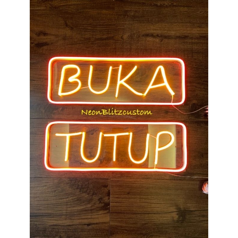 Jual Custom LED Neon Flex NAMA / HURUF || logo NAMA / USAHA || lampu ...