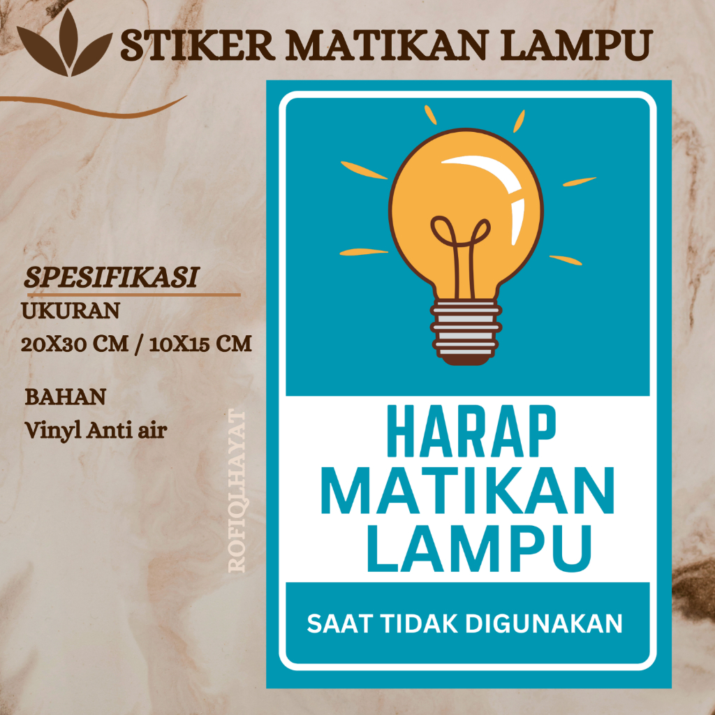 Jual STIKER SIGN cctv matikan lampu no smoking | Shopee Indonesia