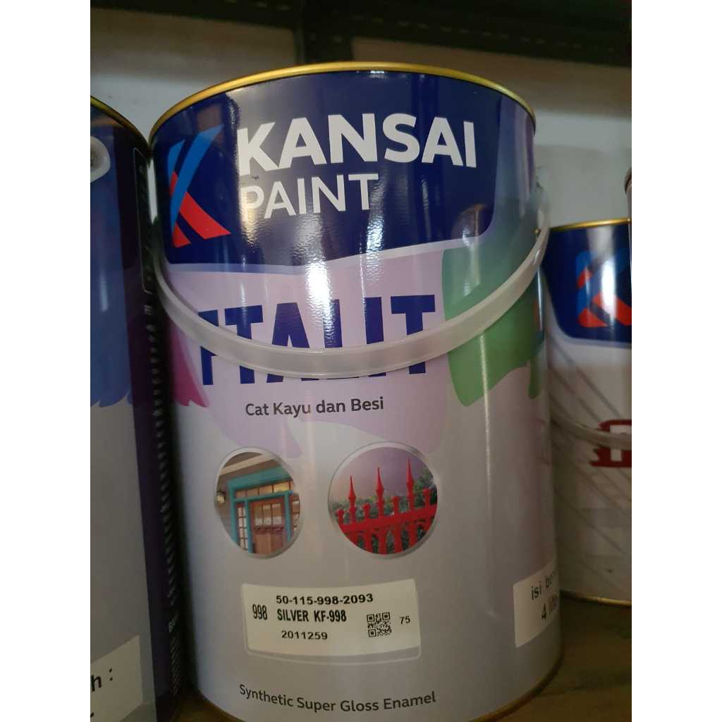 Jual FTALIT KANSAI 5 KG 5KG GALON CAT KAYU BESI MINYAK 998 KF-998 ...