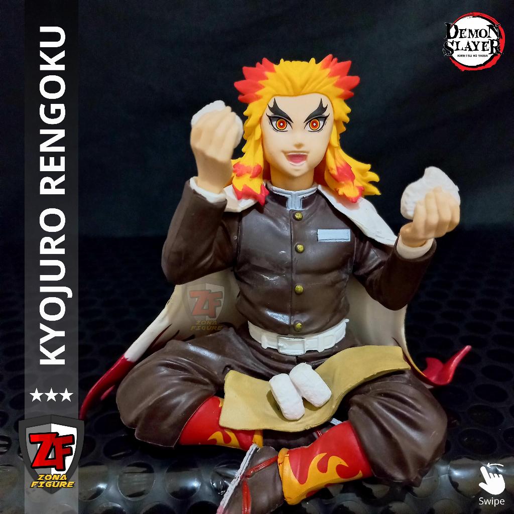 Jual Kyojuro Rengoku Onigiri Edition Action Figure Demon Slayer Mainan ...